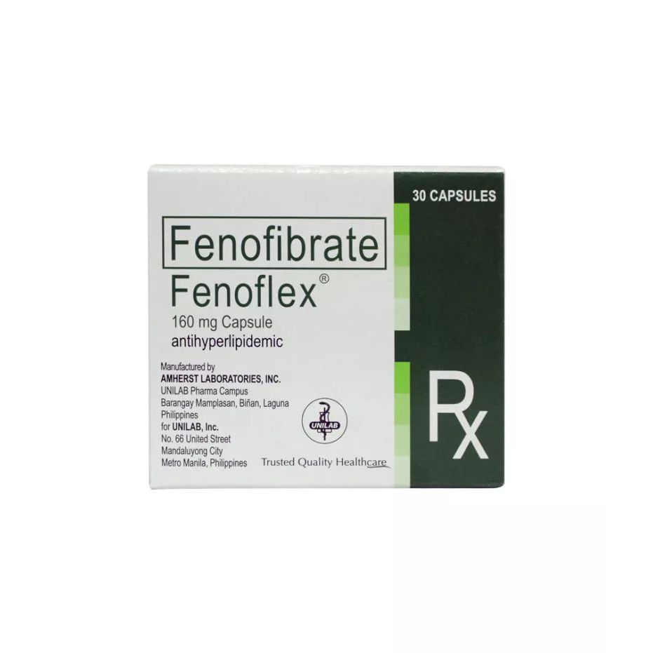 FENOFLEX Fenofibrate 160mg Capsule 1's price in the Philippines ...